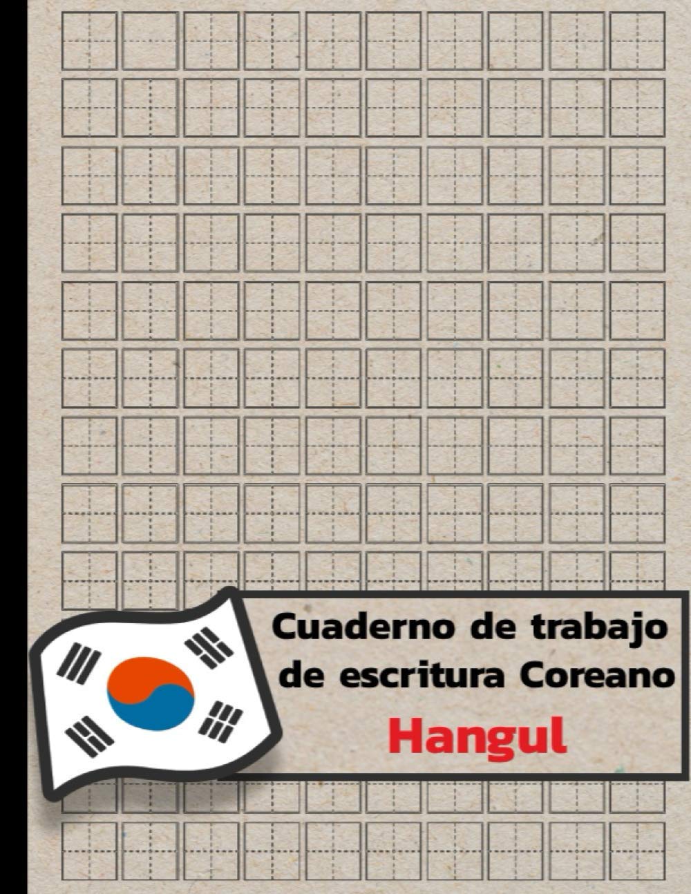 Buy Cuaderno de trabajo de escritura coreano Hangul: Libro de ...