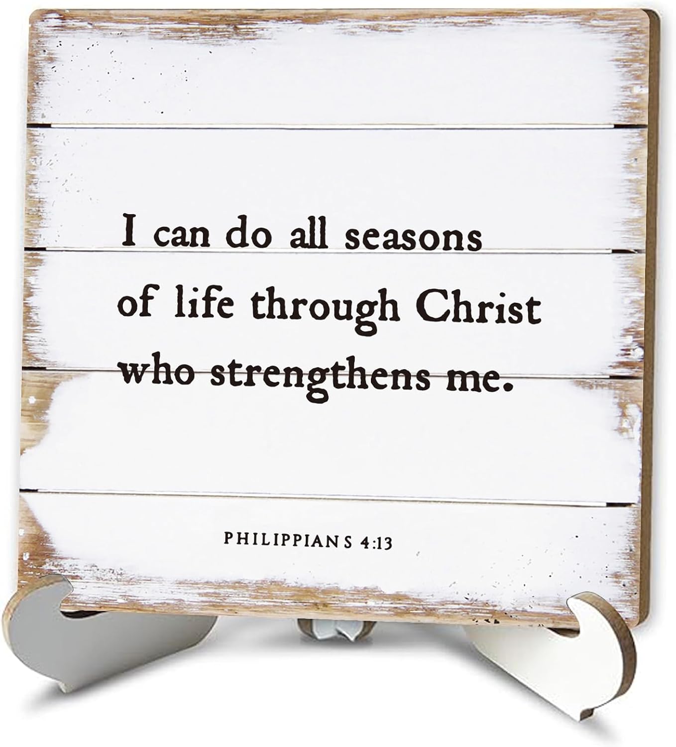 Amazon.com: iRudyard Inspirational Bible Verse Wooden Sign Motivational ...