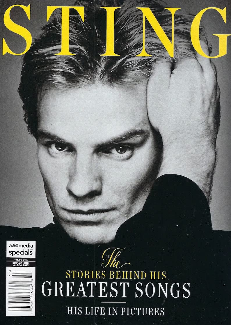 Sting Magazine Issue 33 The Stories Behind His Greatest Songs: Amazon ...