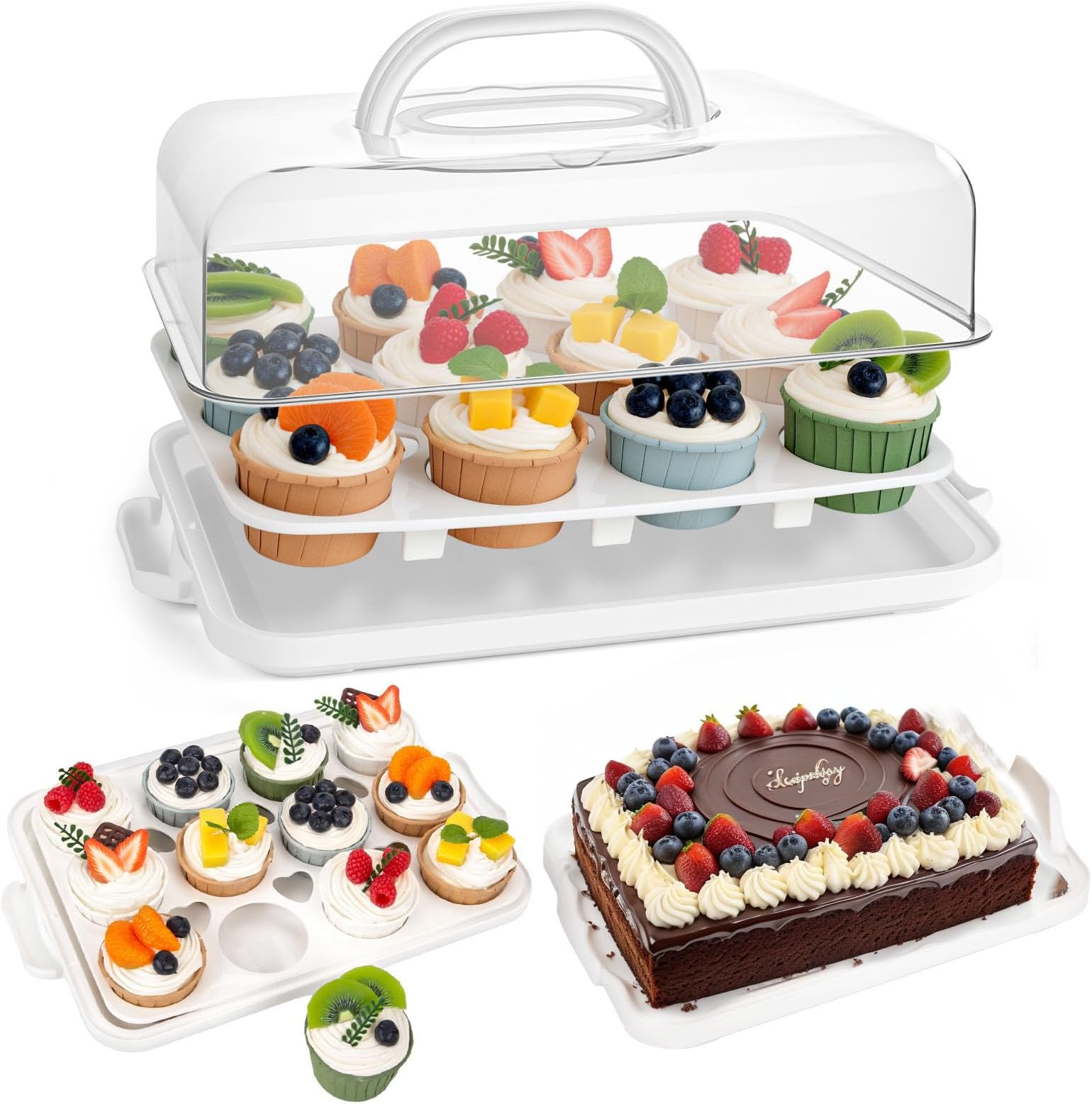 Amazon.com: Tupperware Rectangular Cake Taker: Home & Kitchen
