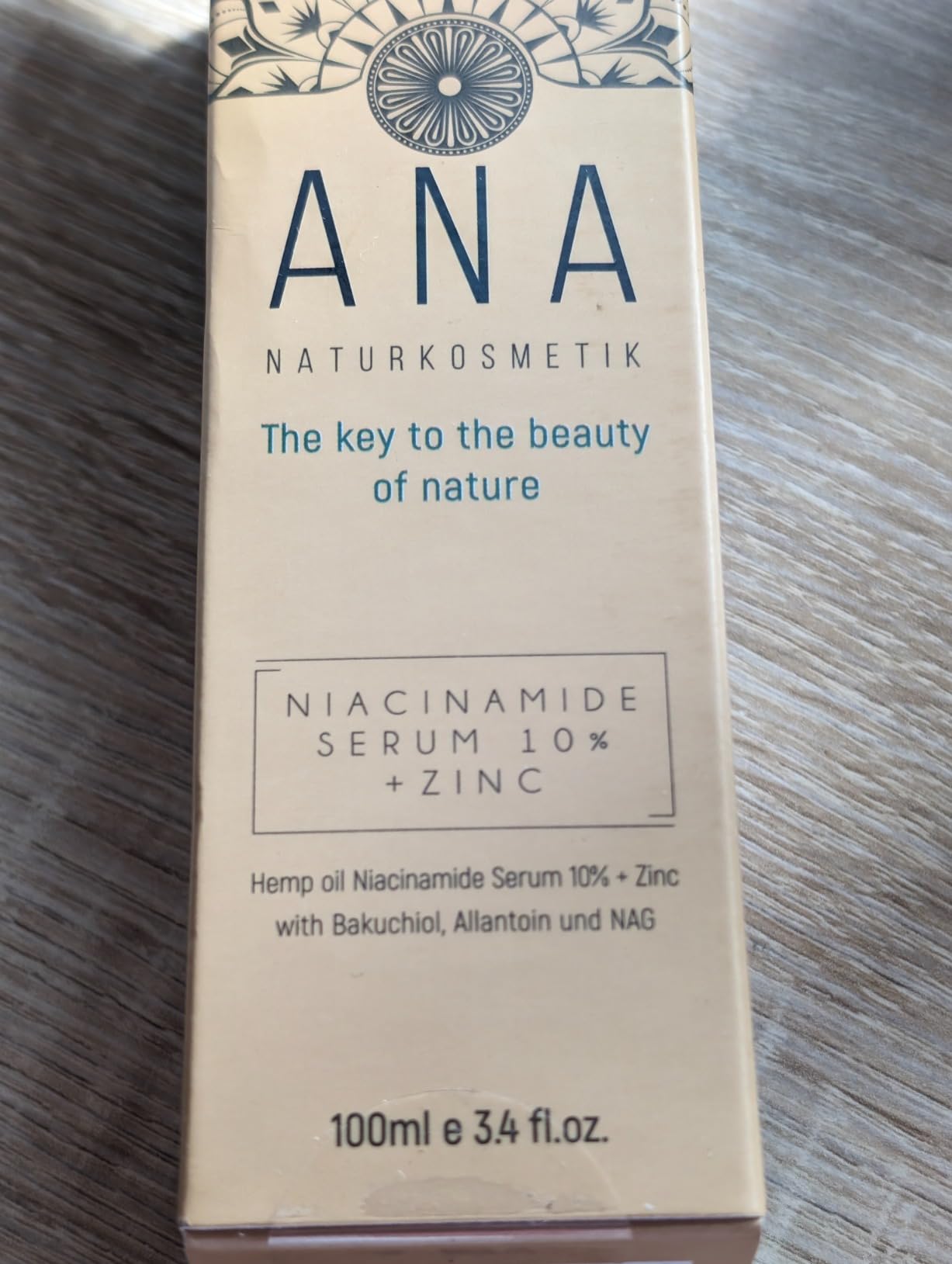 NIACINAMIDE SERUM 10% 100ml - 100% VEGAN & BIO - Gegen überschüssiges ...