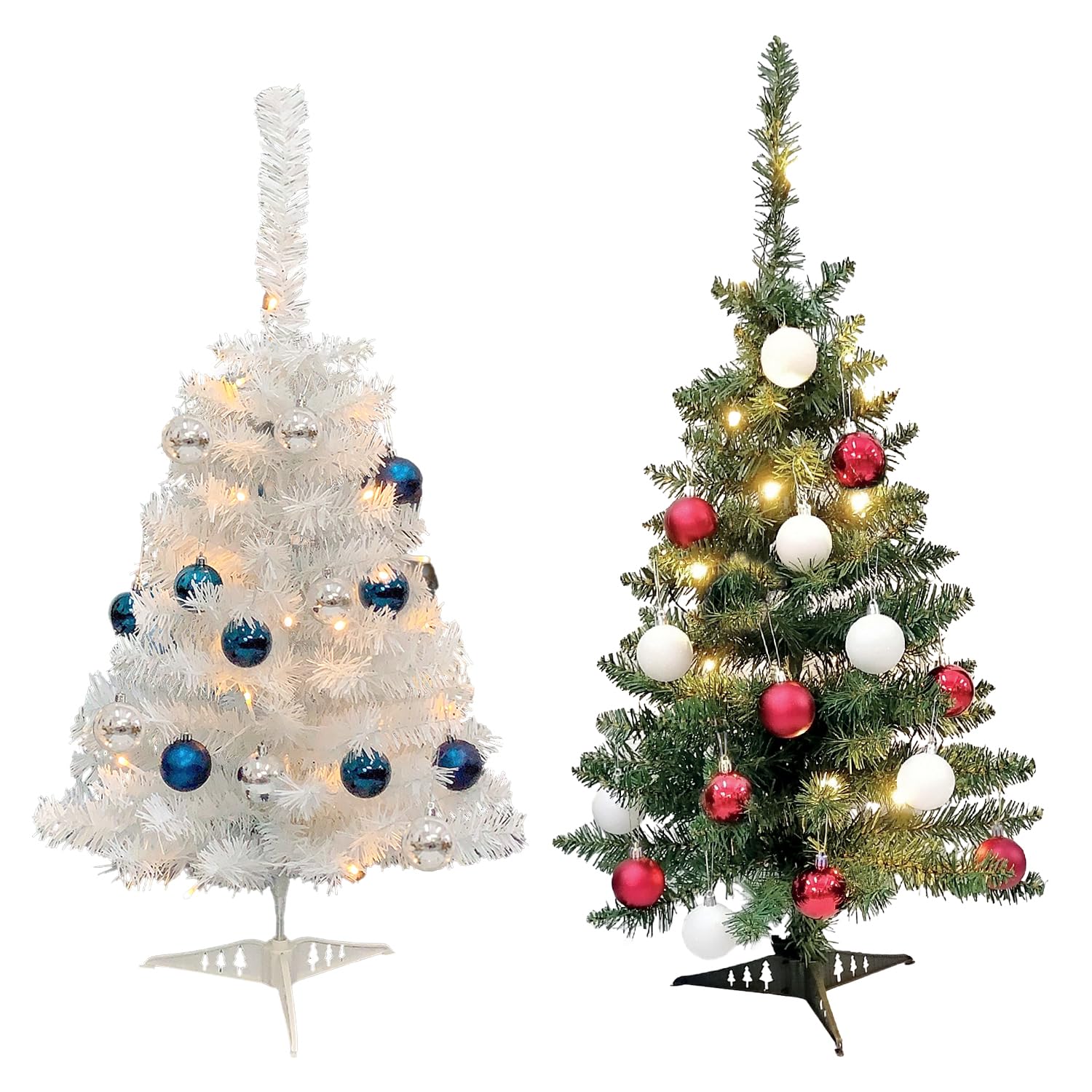 Christmas Tree & Decorations Set – 3ft Artificial Xmas Tree ...