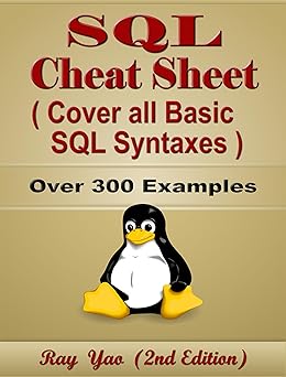Amazon.com: SQL Cheat Sheet, Cover all Basic SQL Syntaxes, Quick Reference Guide by Examples ...