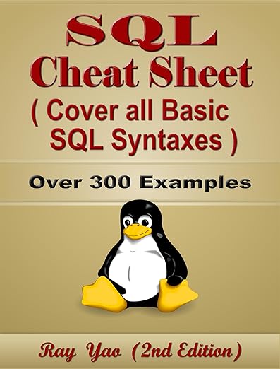 Amazon.com: SQL Cheat Sheet, Cover all Basic SQL Syntaxes, Quick Reference Guide by Examples ...