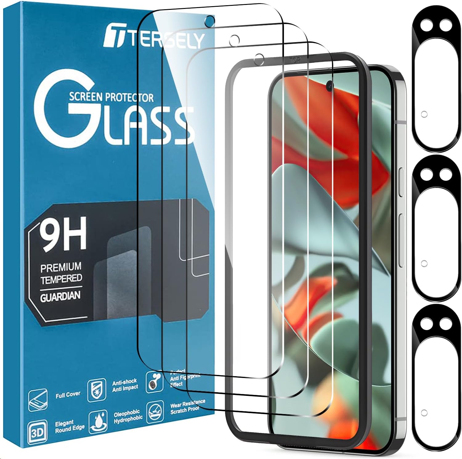 Amazon | [T Tersely 3+3枚セット for Google Pixel 9 Pro XL] Pixel 9 Pro XL ...