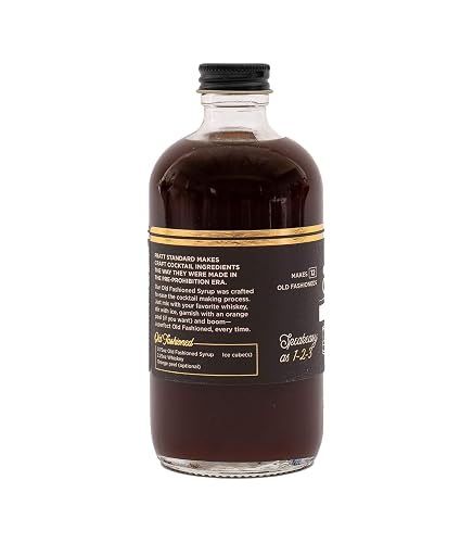 Pratt Standard Cocktail Company Auténtico jarabe de moda antigua para ...