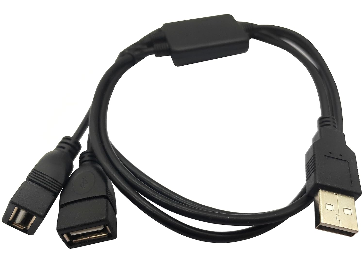 Amazon.com: Halokny USB Splitter Cable,USB A 2.0 Male to 2 Female Jack ...