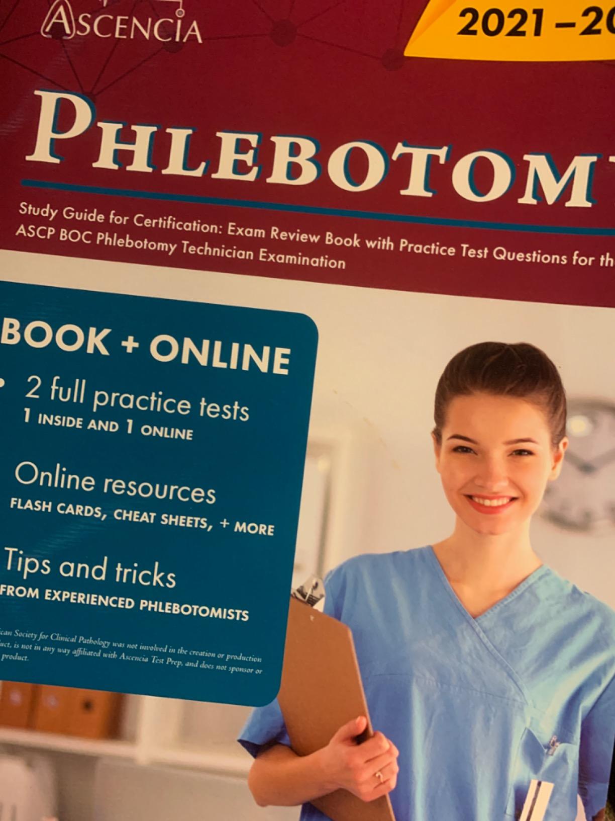 Phlebotomy Study Guide for Certification: Exam Review Book with ...