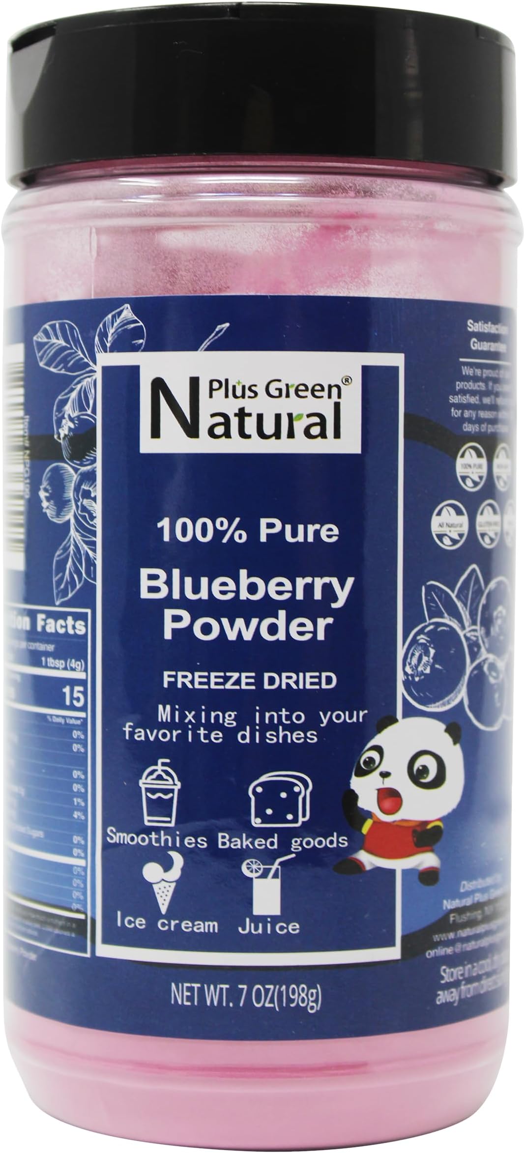 Amazon.com : NPG Blueberry Powder 7 Oz, Pure Wild Blueberry Extract for ...