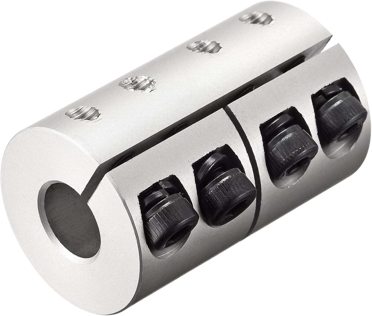 uxcell 7mm to 10mm Shaft Coupling 25mmx40mm Coupler Aluminum Alloy ...