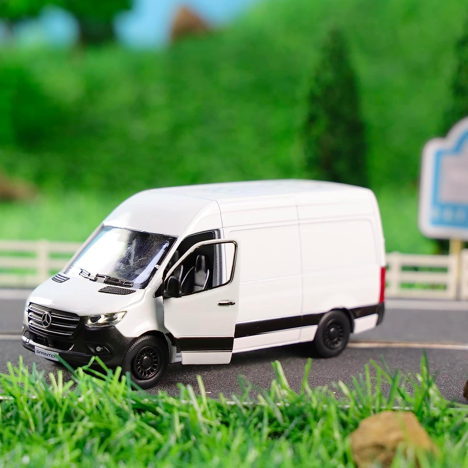 D.A.Y. Republic Official Licensed Mercedes Benz Sprinter White Panel ...