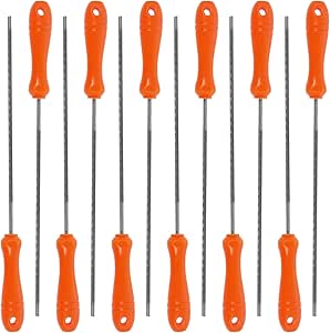 Amazon.com: US 8/4Pcs Chainsaw Chain Sharpening File Set Chainsaw Files ...