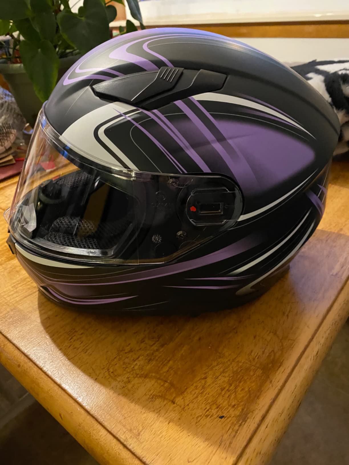 $13/mo - Finance Typhoon Adult Full Face Motorcycle Helmet w/drop down ...