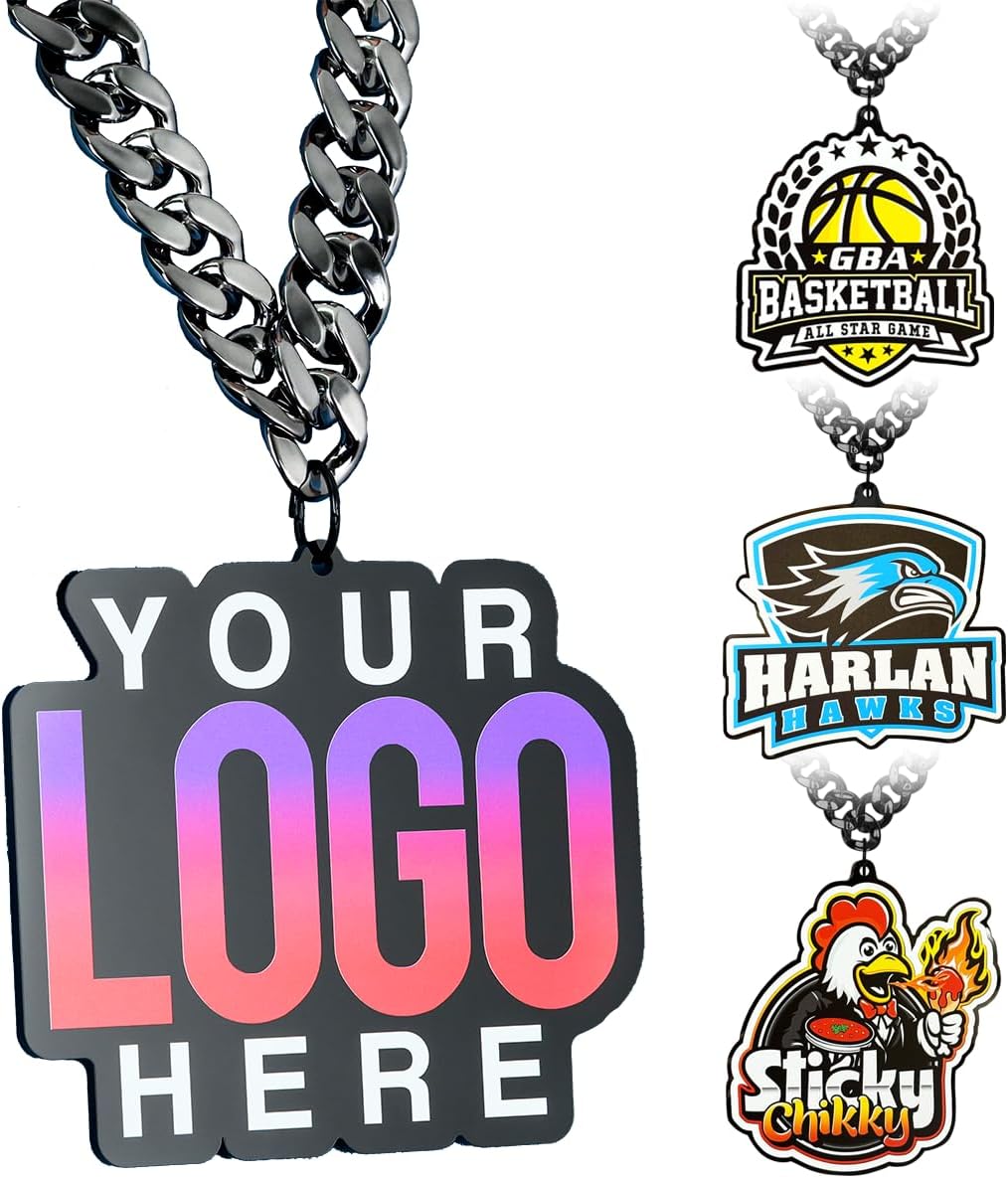 TrophySmack Ultimate Custom Logo Turnover Award Chain | Amazon.com