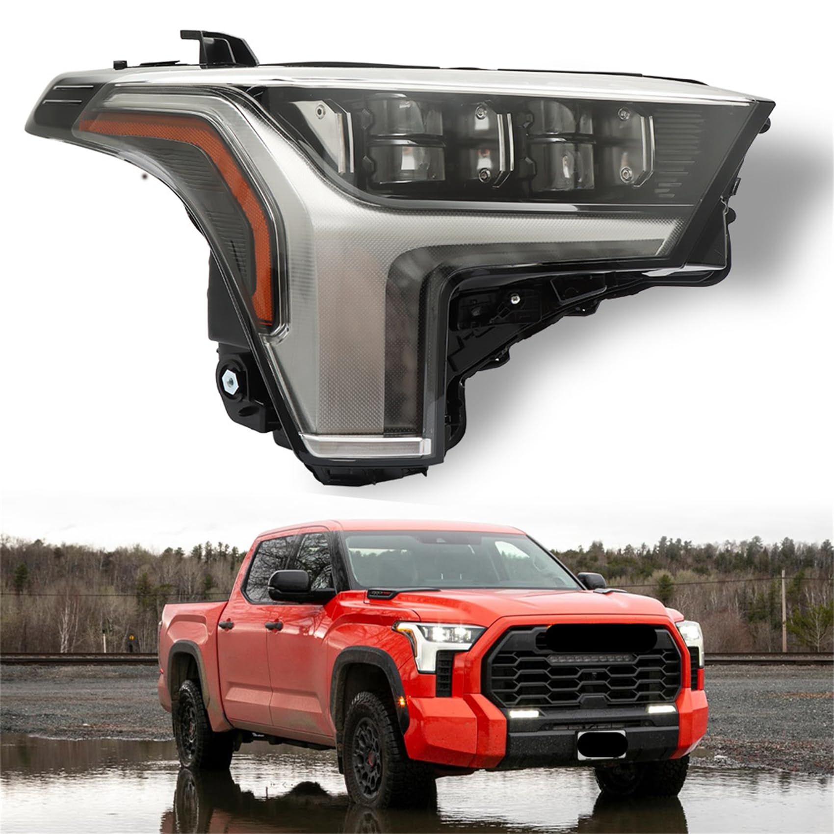 labwork Headlight Assembly Replacement for Toyota Tundra 1794 /Platinum ...