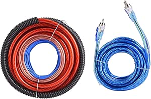 Car Audio Subwoofer Wire, 4 Guage 2800W Car Audio Subwoofer Amplifier ...