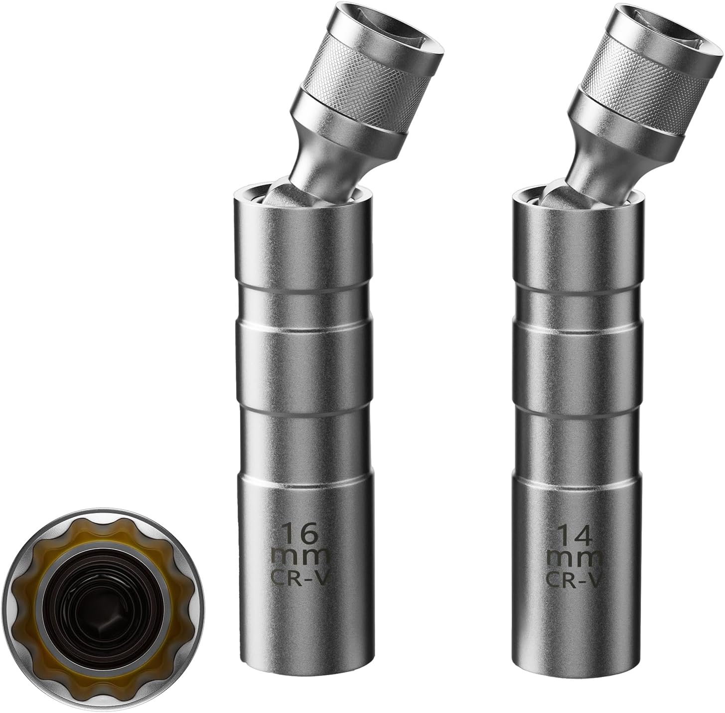 Amazon.com: YSSNIUTOOL Swivel Magnetic Spark Plug Socket,3/8-Inch Total ...