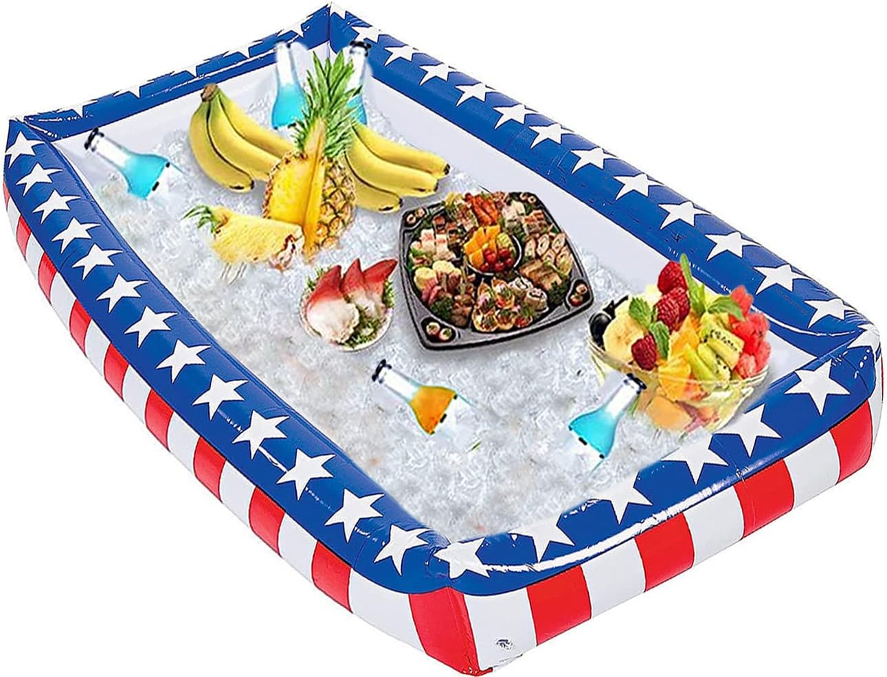 Amazon.com: Patriotic Inflatable Serving Bar Ice Buffet Cooler Salad ...