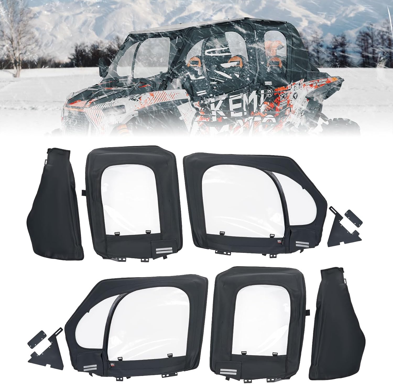 Amazon.com: KEMIMOTO XP4 1000 Soft Upper Doors With Metal Door Frame ...