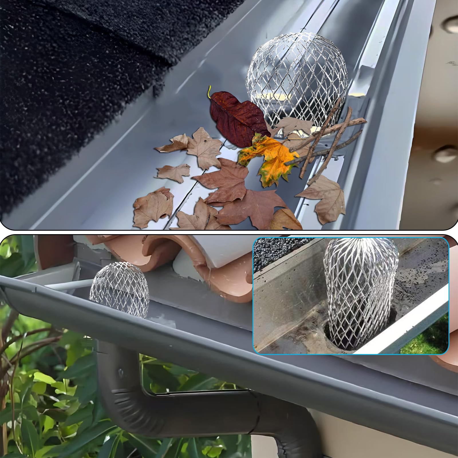 Downspout Screens For Rain Gutters Full Rain Gutter Parts Guide