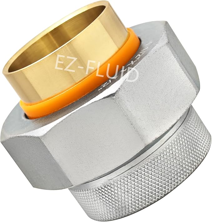Amazon.com: EZ-Fluid 3/4 Inch Dielectric Union Sweat Solder x FIP,Brass ...