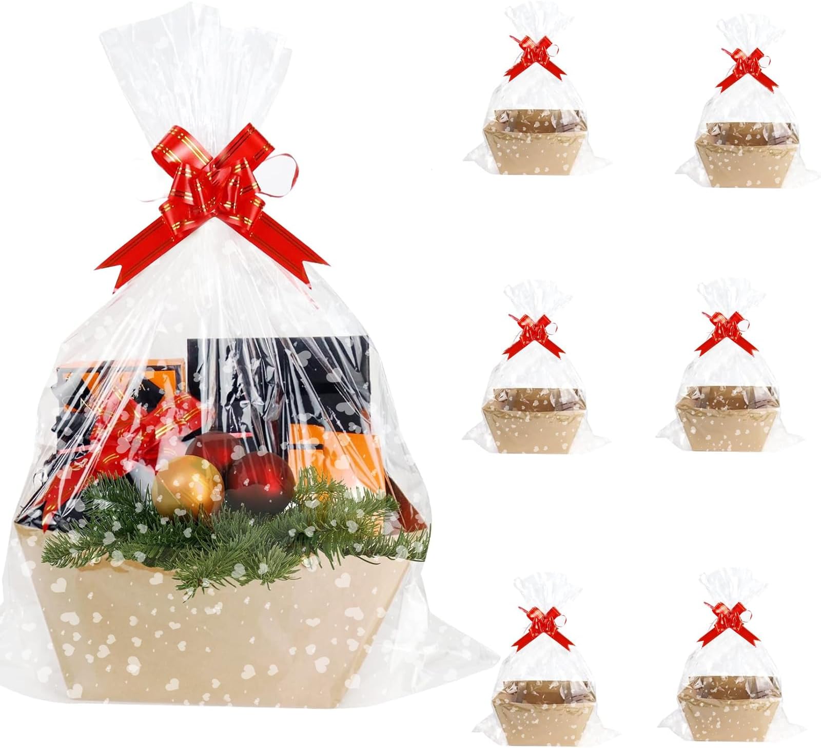 Amazon.com: Baskets For Gifts Empty, 6 PCS Sturdy Diy Bulk Gift Basket ...