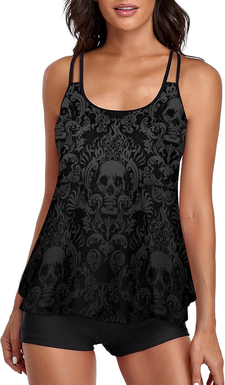 Amazon.com: Omichic Women's Bathing Suits Swimsuits Tankini Sets for ...