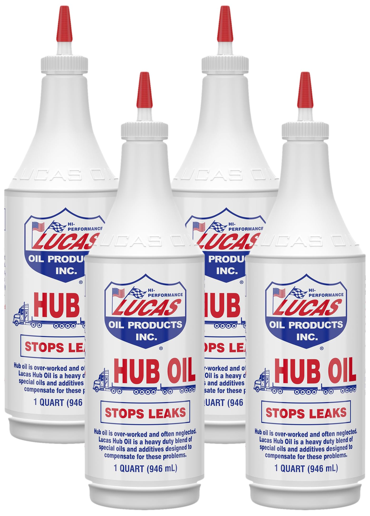 Amazon.com: Lucas Oil 10088 Hub Oil - 1 Quart (Pack of 4) : Automotive