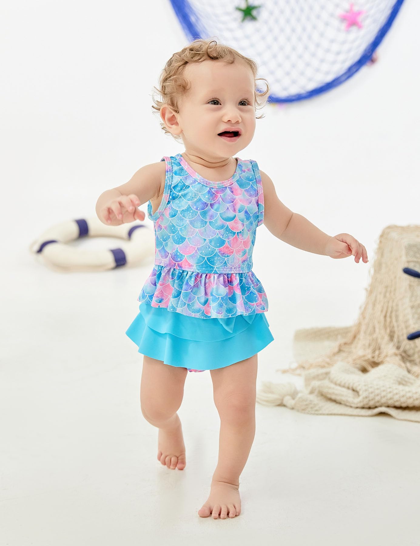Snapklik.com : Infant Toddler Swimsuit Girl 6 12 Months Sleeveless ...
