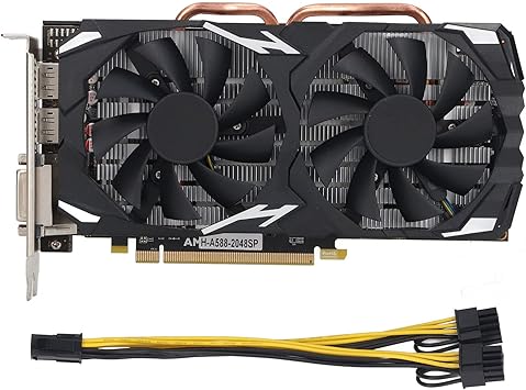 RX580 8GB DDR5 256bit Graphics Card for Gaming PC, DP HDMI DVI Output ...