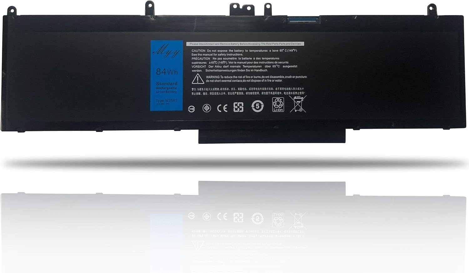 Amazon.com: MYY WJ5R2 Laptop Battery Replacement for Dell Precision ...