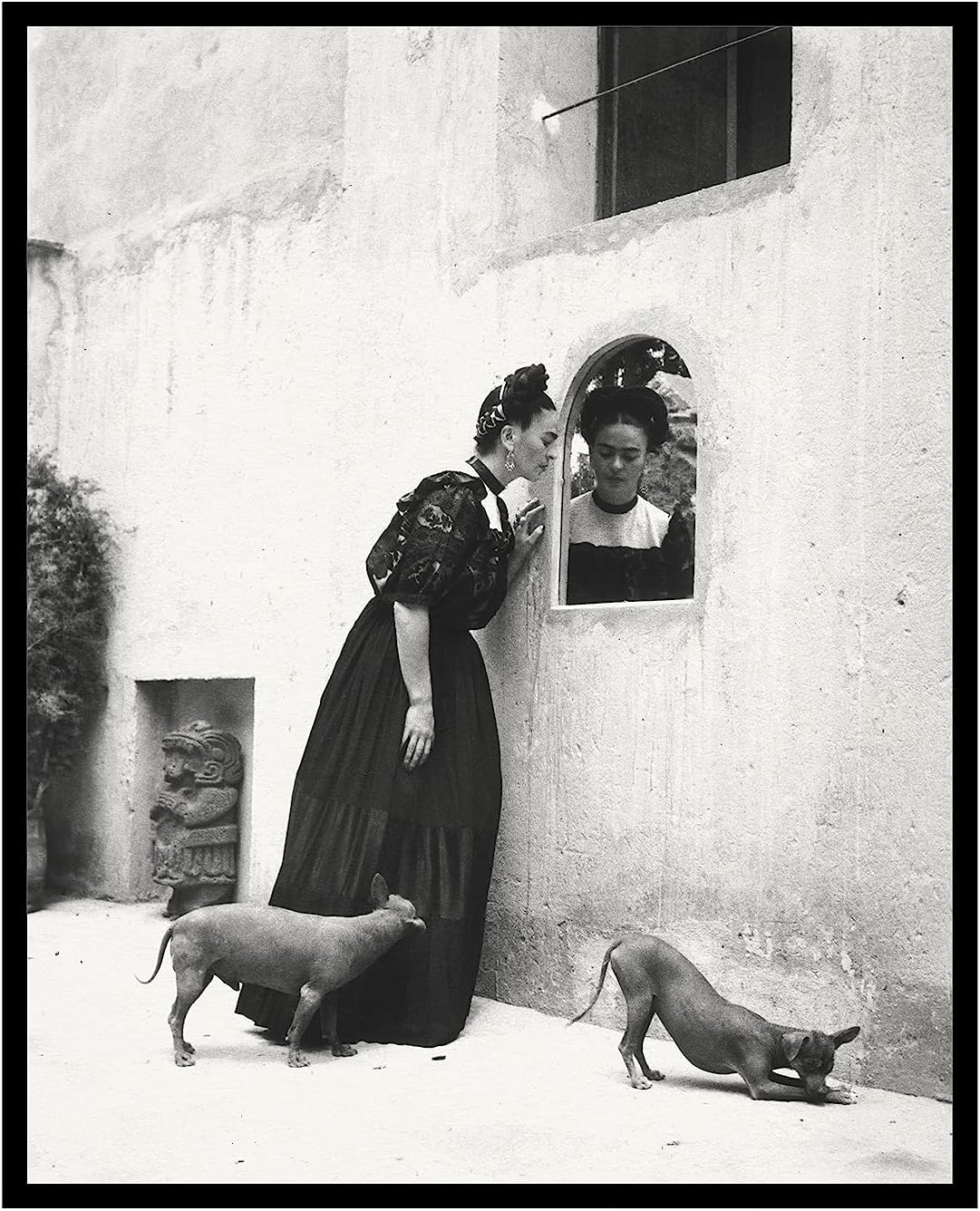Amazon.com: Poster Master Frida with Pets Poster - Mexican Painter ...