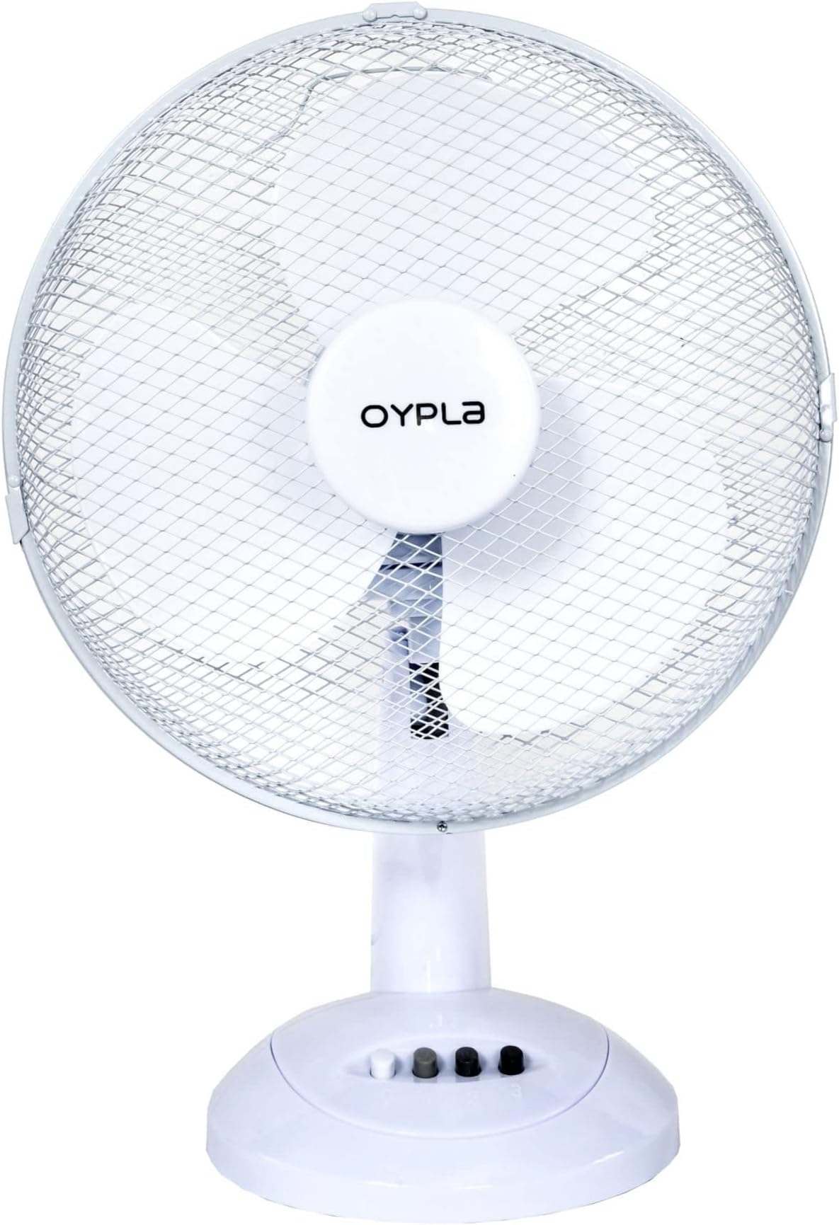 Oypla Electrical 12" 3 Speed Oscillating Electric Desk Home Office Fan ...