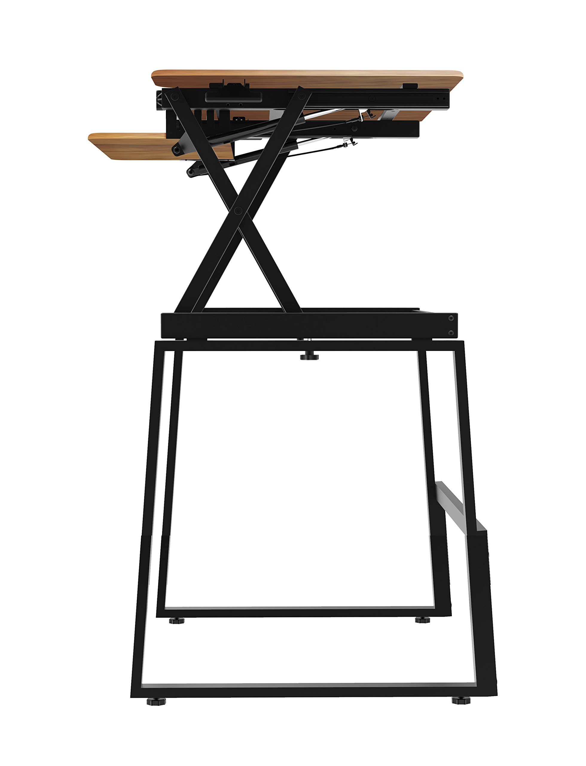 Snapklik.com : Rocelco 40" Large Height Adjustable Standing Desk BUNDLE ...