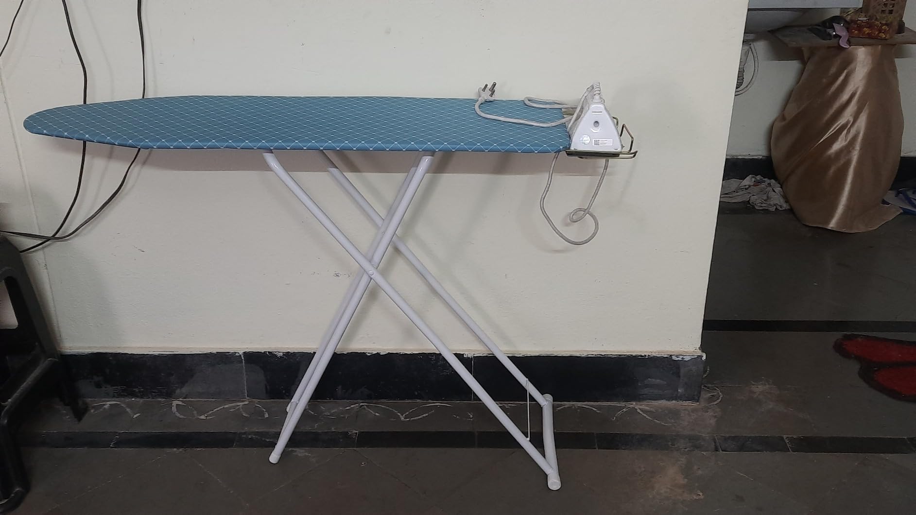 Kuber Industries 42 Inch Ironing Board for Clothes|Adjustable Height ...