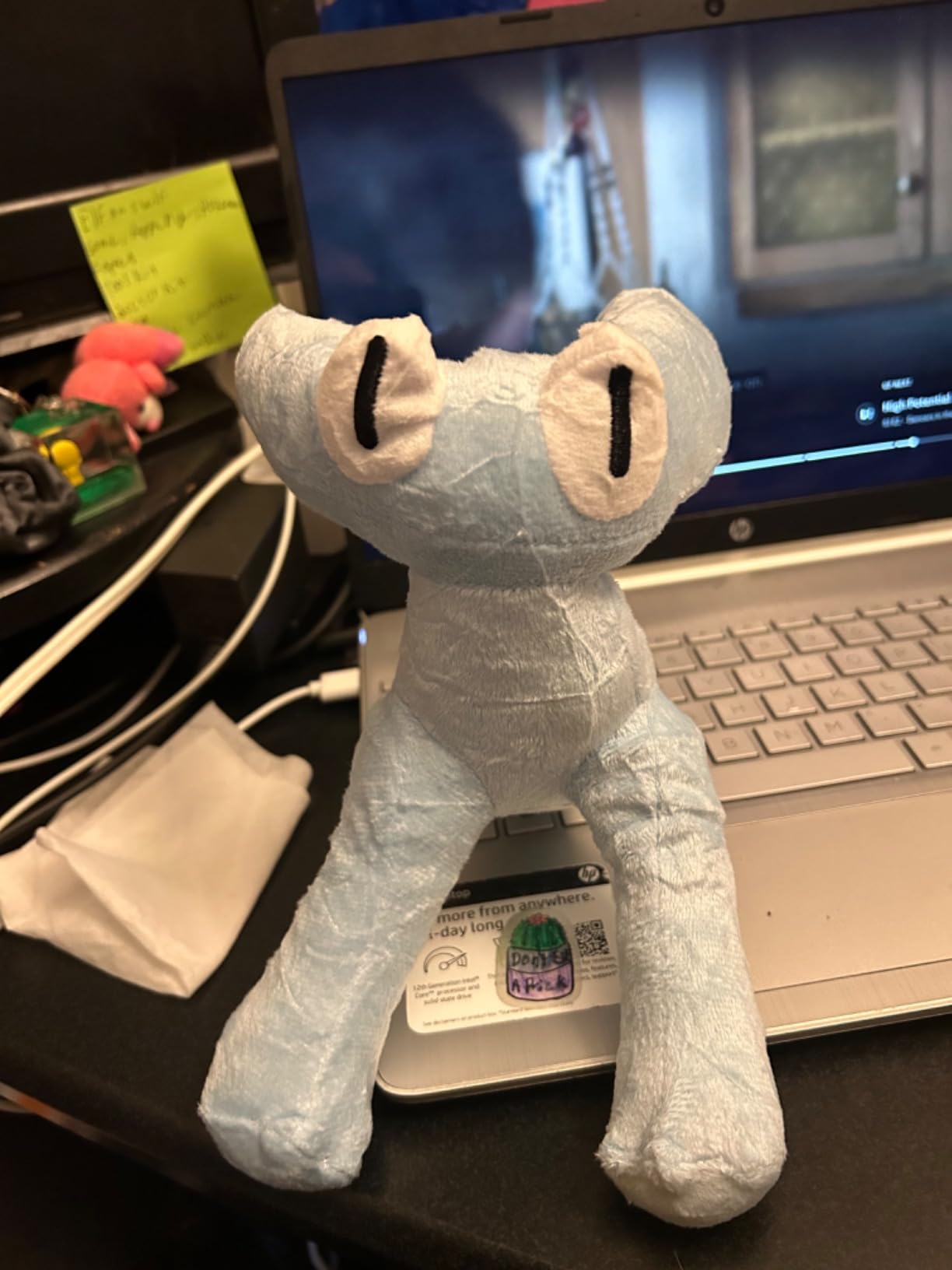 Amazon.com: Kozzmmay Yellow Friends and Cyan Friends Stuffed Animal ...