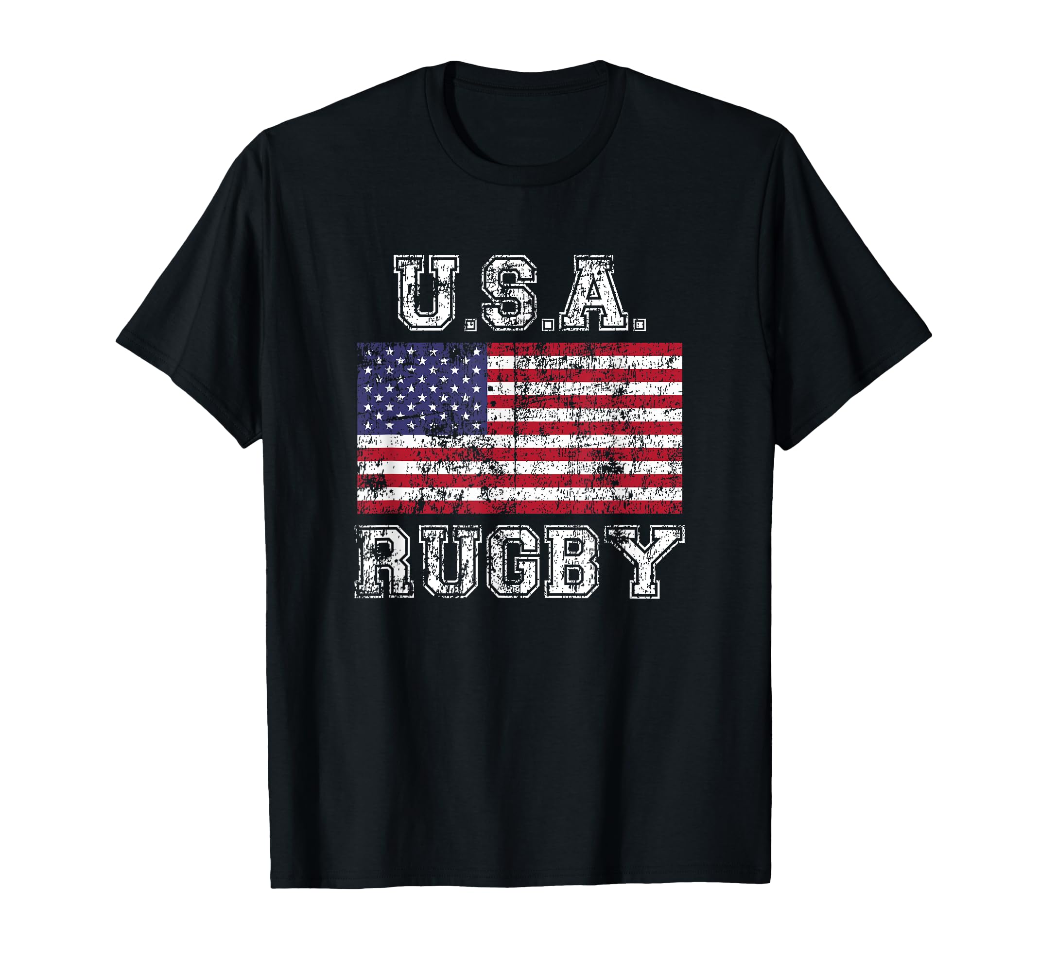 Amazon.com: USA Rugby Shirt for Men Women Kids American Flag Shirt T ...