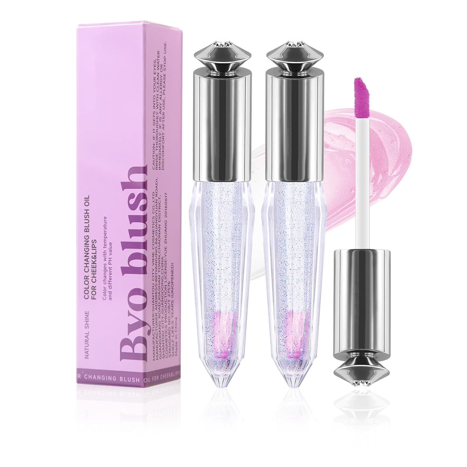 Amazon.com : DAGEDA 2Pcs Color Changing Lip Oil, Color Change Liquid ...