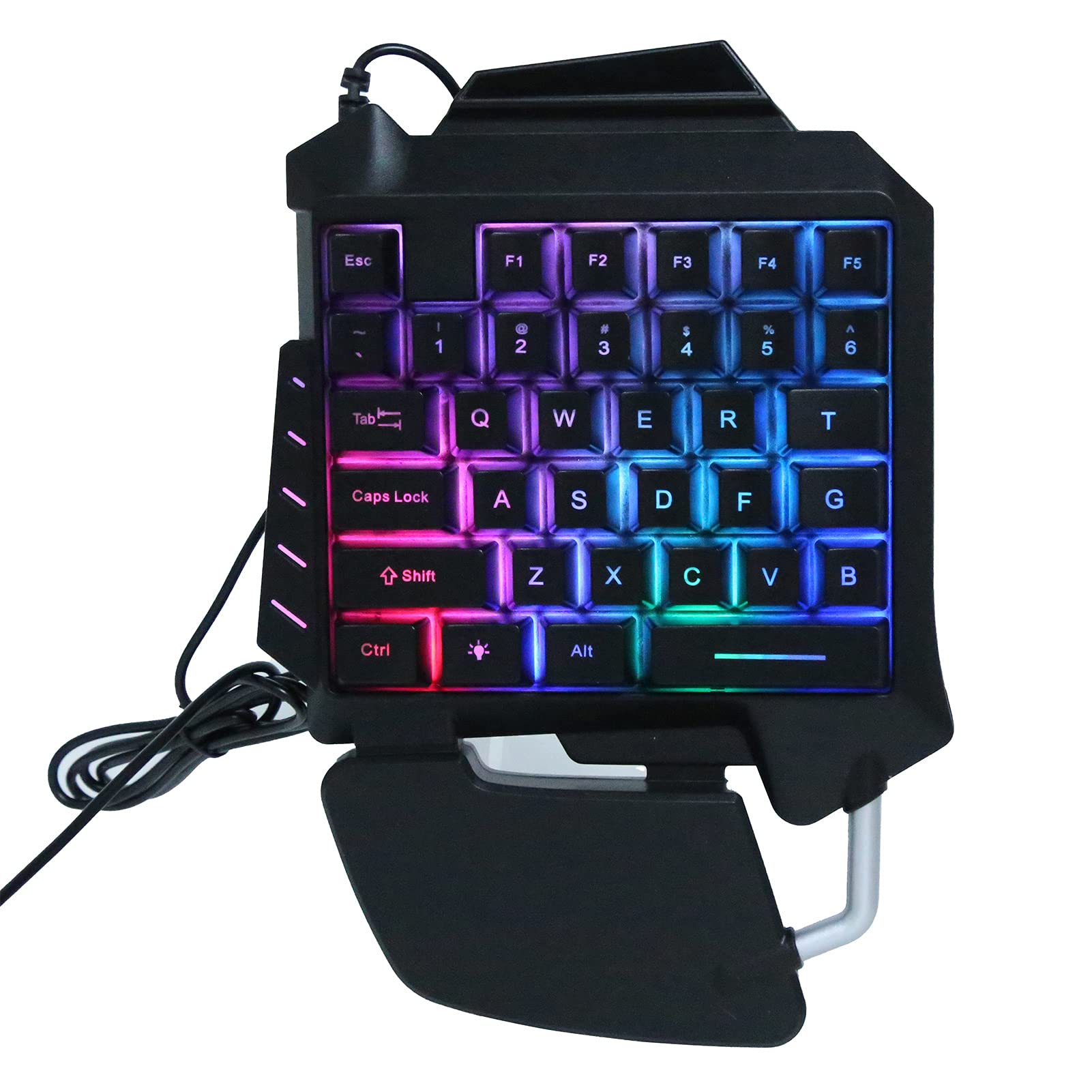 Snapklik.com : One Handed Gaming Keyboard, USB Wired Single Hand ...