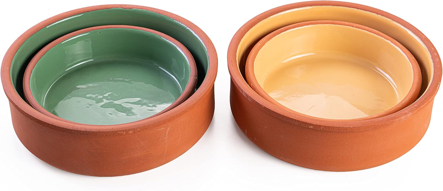 Amazon.com: Luksyol Clay pot for cooking - Handmade round oven tajine ...
