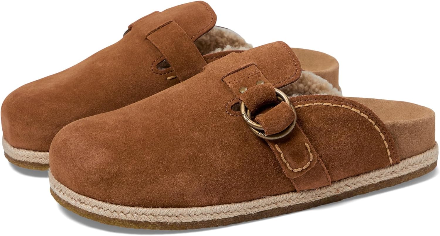 Amazon.com | POLO RALPH LAUREN Turbach Clog Beige/Khaki 11.5 D (M ...