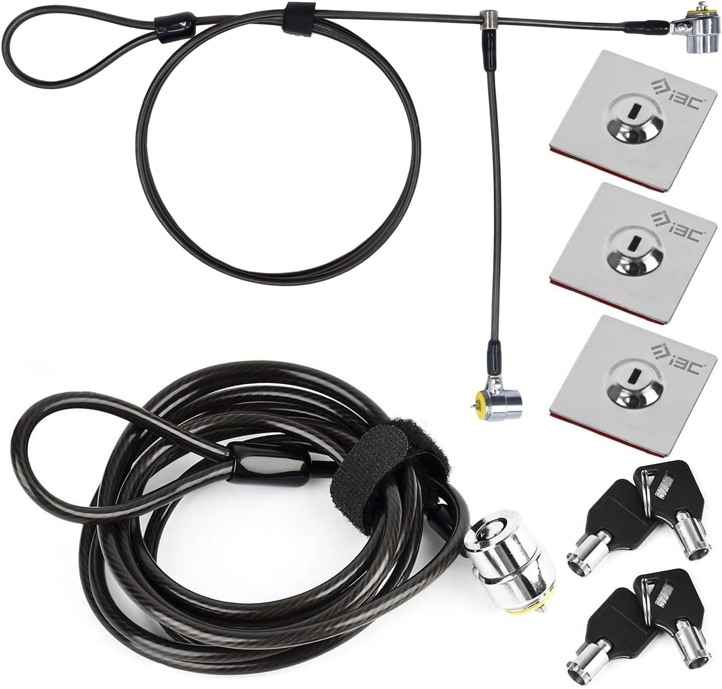 Amazon.com: I3C Universal Laptop Cable Lock and Twin Head Laptop ...