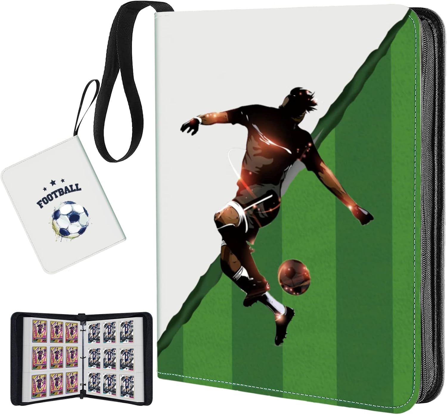 Amazon.com: Cocofit Trading Card Binder with 50 Removable Sleeves Fits ...
