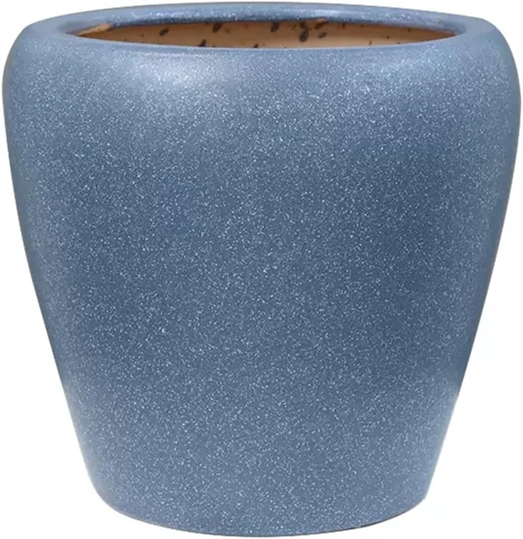 Amazon.com : Planters Blue Ceramic Planter, Garden Round Plant Pots ...