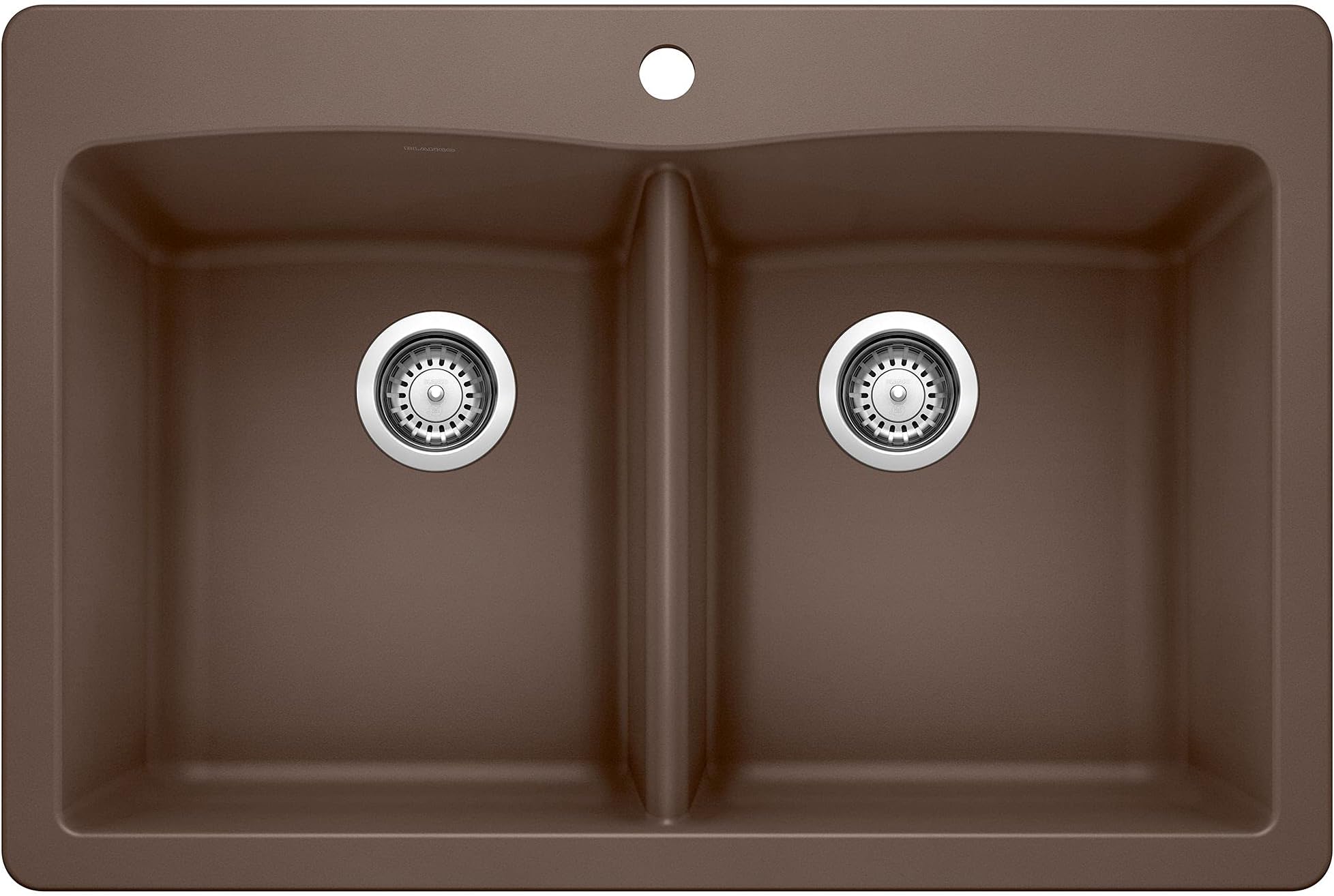 CECO Sinks-Daytona 725-4-78 Self Rimming Double Bowl Cast Iron Kitchen ...
