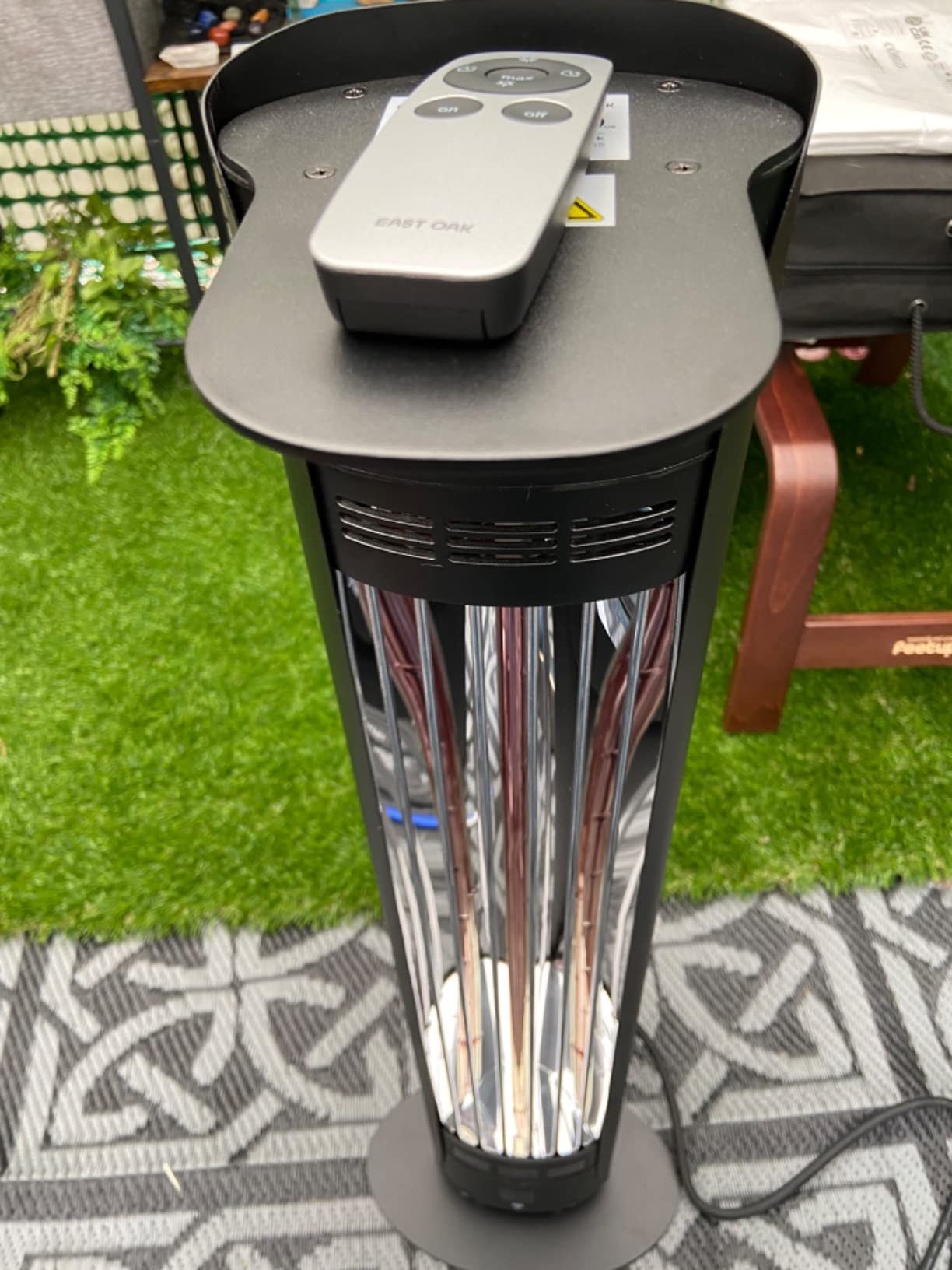 $26/mo - Finance Outdoor Patio Heater, EAST OAK 1500W Portable Outdoor ...