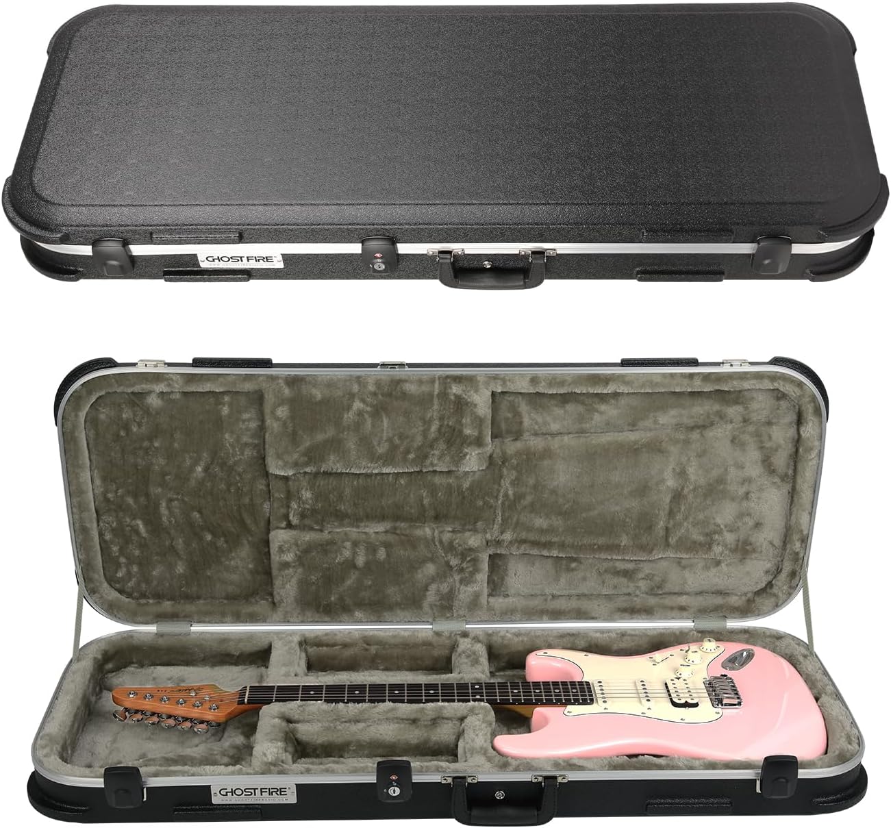 Amazon.com: GHOSTFIRE Electric Guitar Hard Case Portable Guitar Hard ...