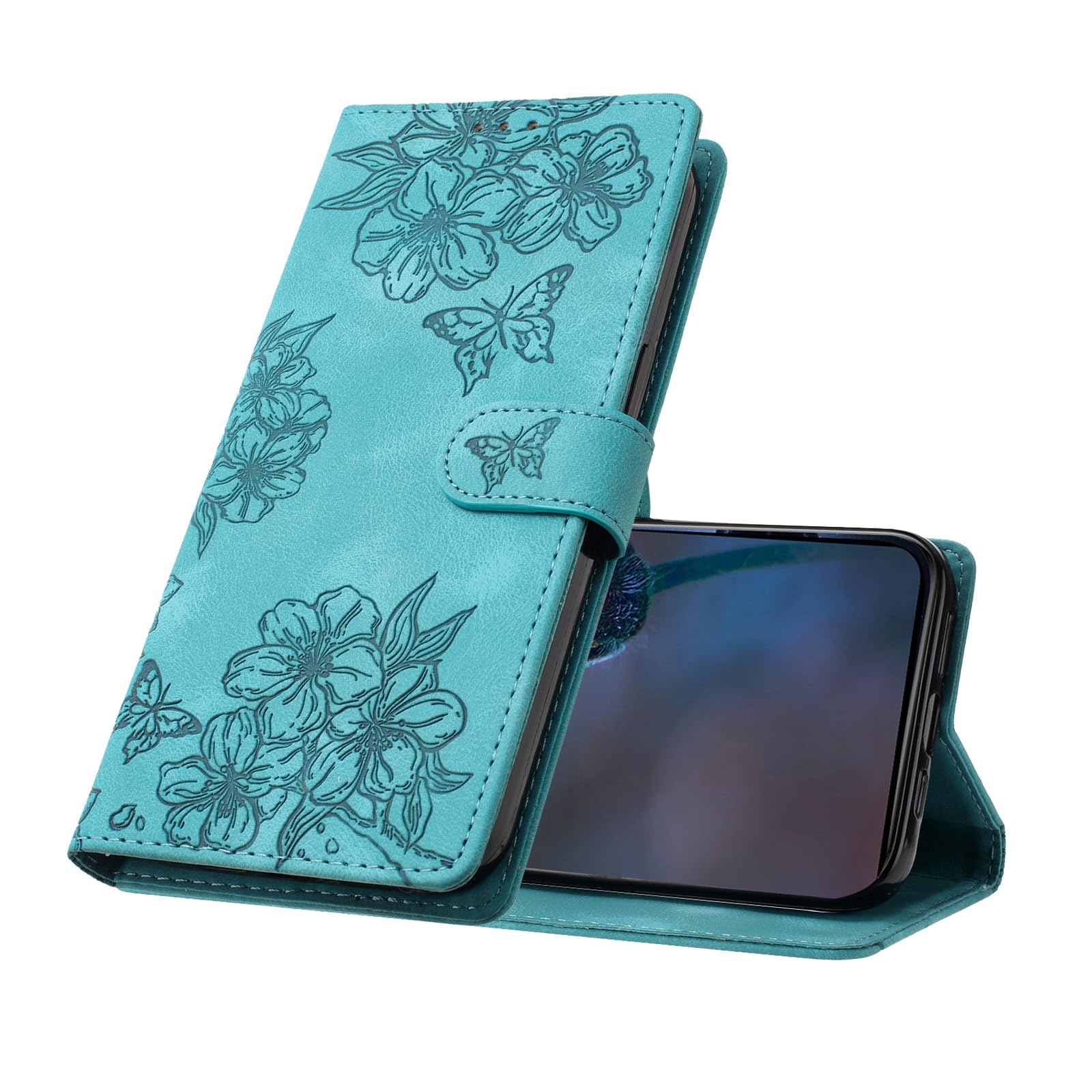 Asdsinfor Case for Google Pixel 8A, PU Leather Folio Flip Wallet Case ...