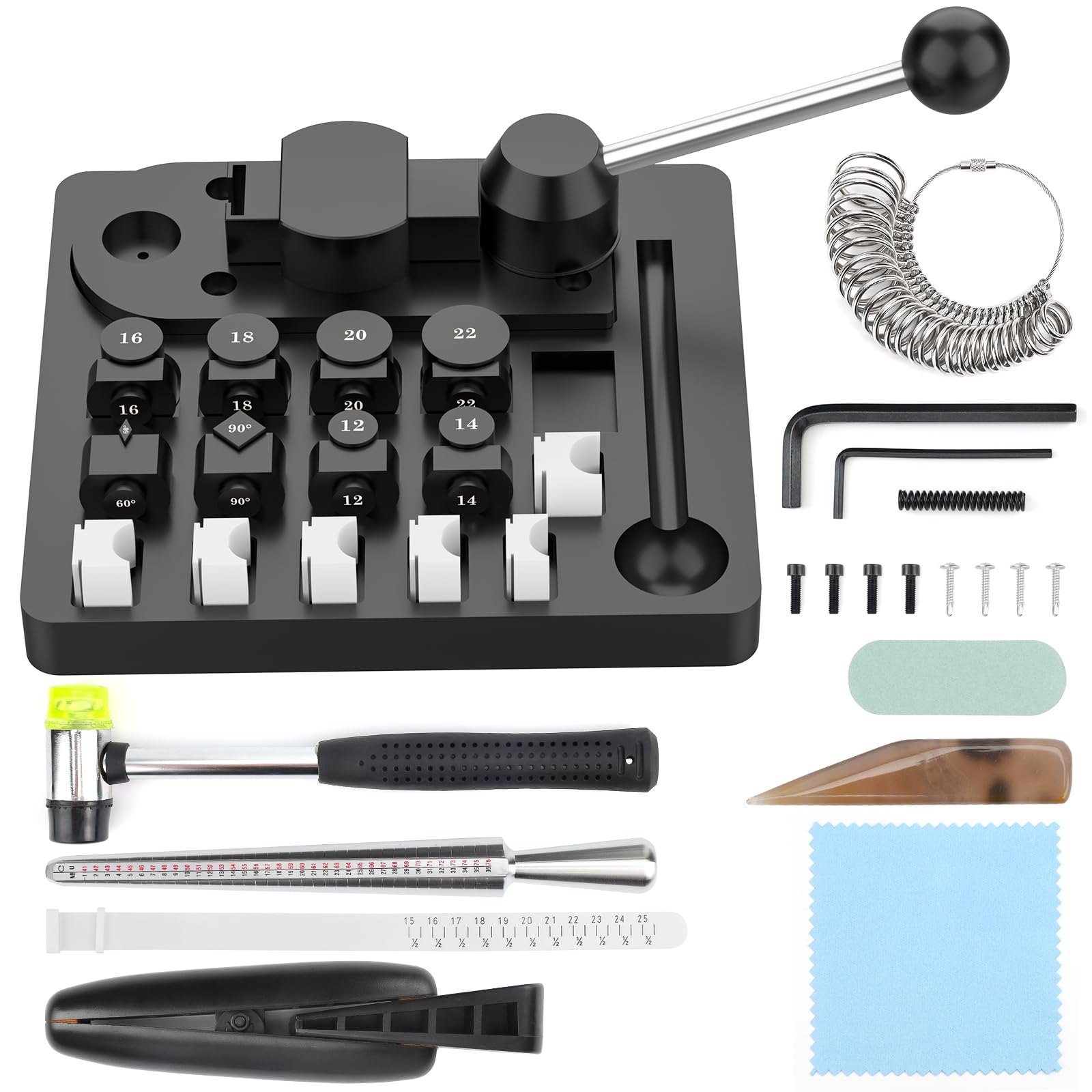 Amazon.com: vimyso Ring Bending Tool, Ring Bender with Nylon Dies, Ring ...