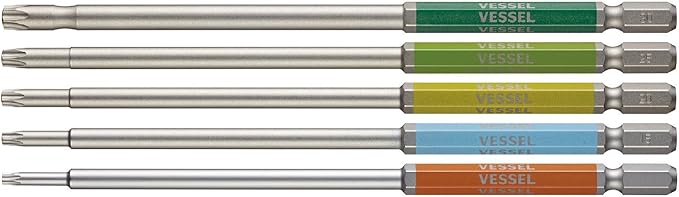 Vessel (VESSEL) single-headed Torx TsuyoshiAya bit 5 pcs T10H / T15H ...